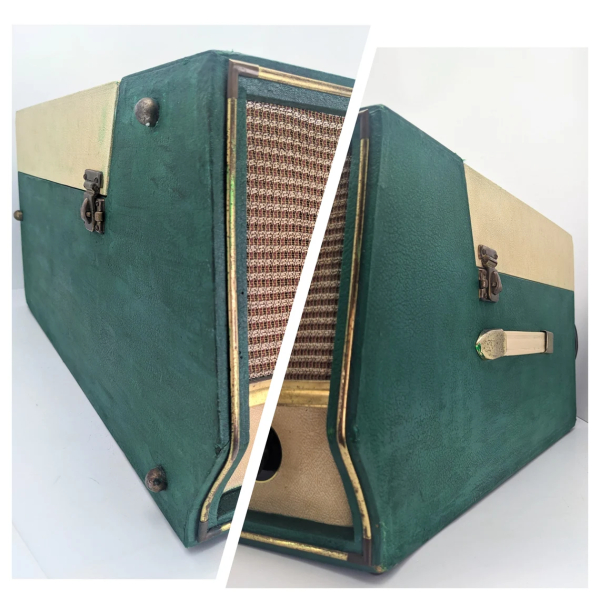 Early 1960s Dansette Conquest Auto, green and cream vintage record ...