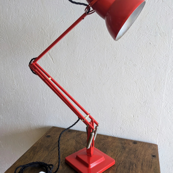 Herbert Terry Anglepoise Model 1227 lamp, red 1950s original 2 step ...