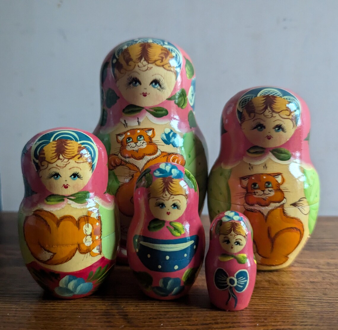 Vintage matryoshka dolls store