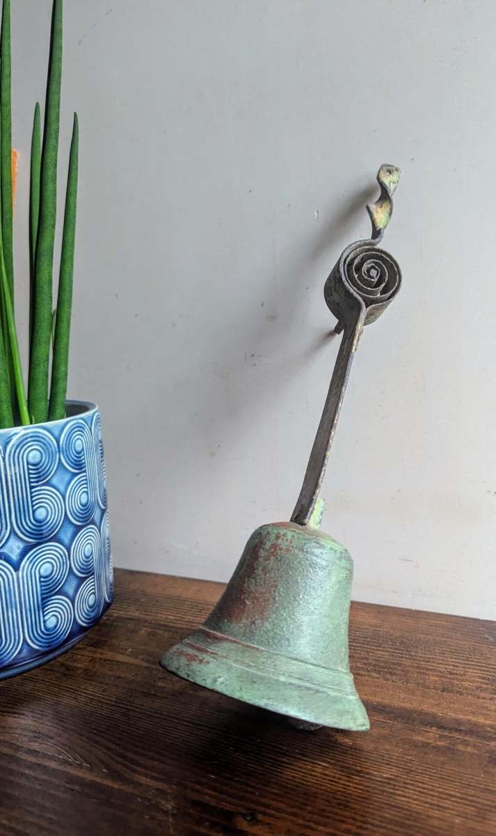 Antique French shop spring door bell | Oaky Doke Vintage Home