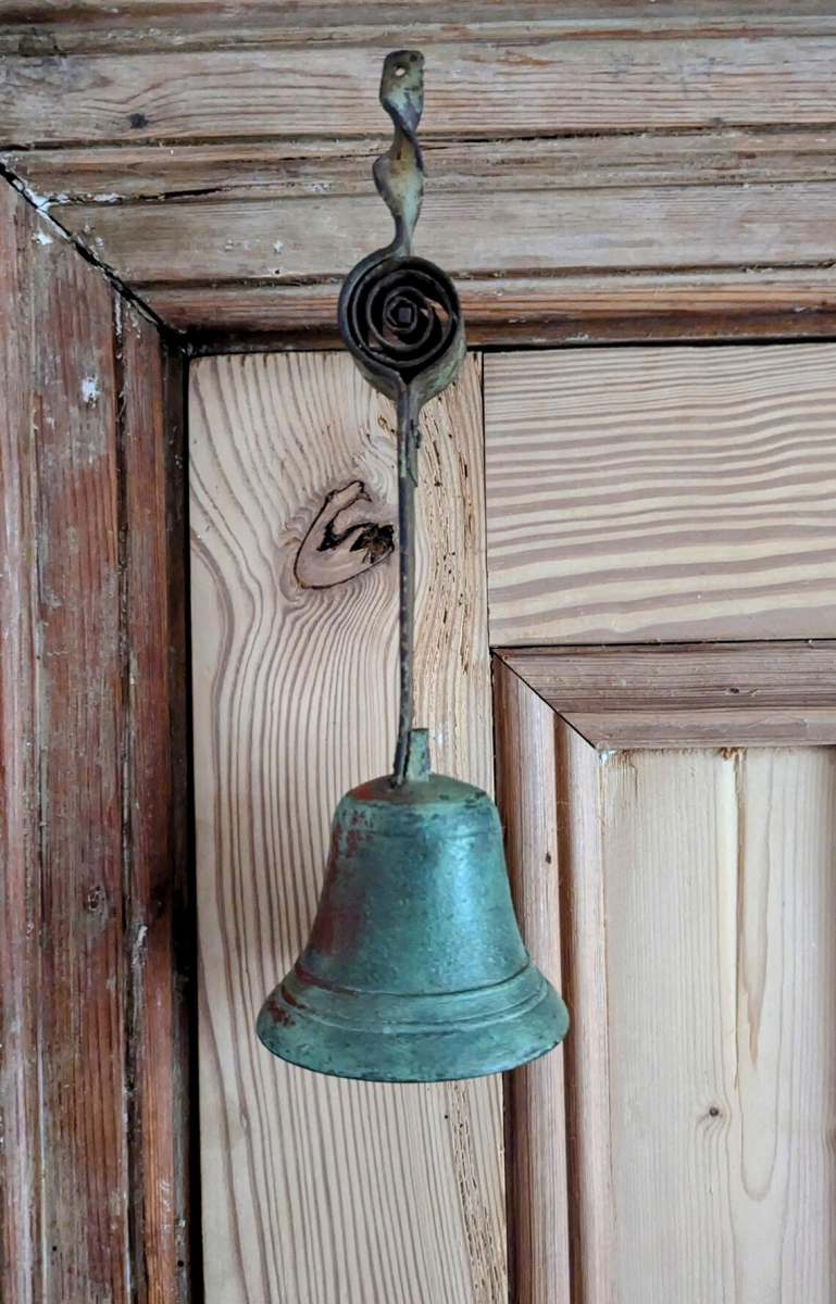 Antique French shop spring door bell | Oaky Doke Vintage Home