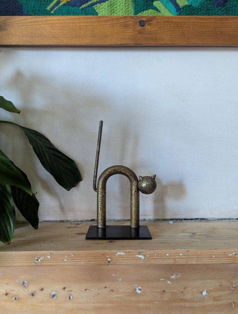 Art Deco cat by designer Walter Von Nessen | Oaky Doke Vintage Home