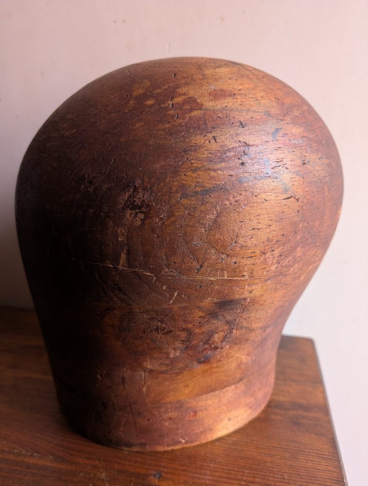 Antique wooden milliner’s hat block | Oaky Doke Vintage Home