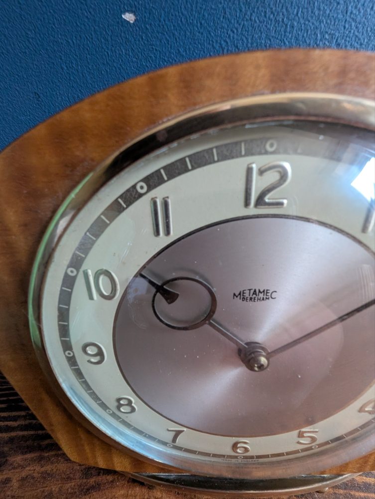 Midcentury Metamec Mantel clock | Oaky Doke Vintage Home