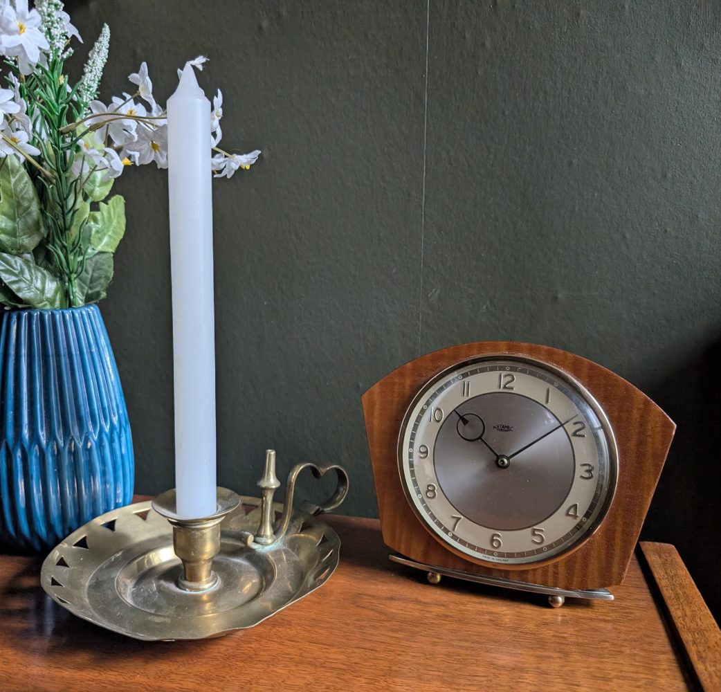 Midcentury Metamec Mantel clock | Oaky Doke Vintage Home