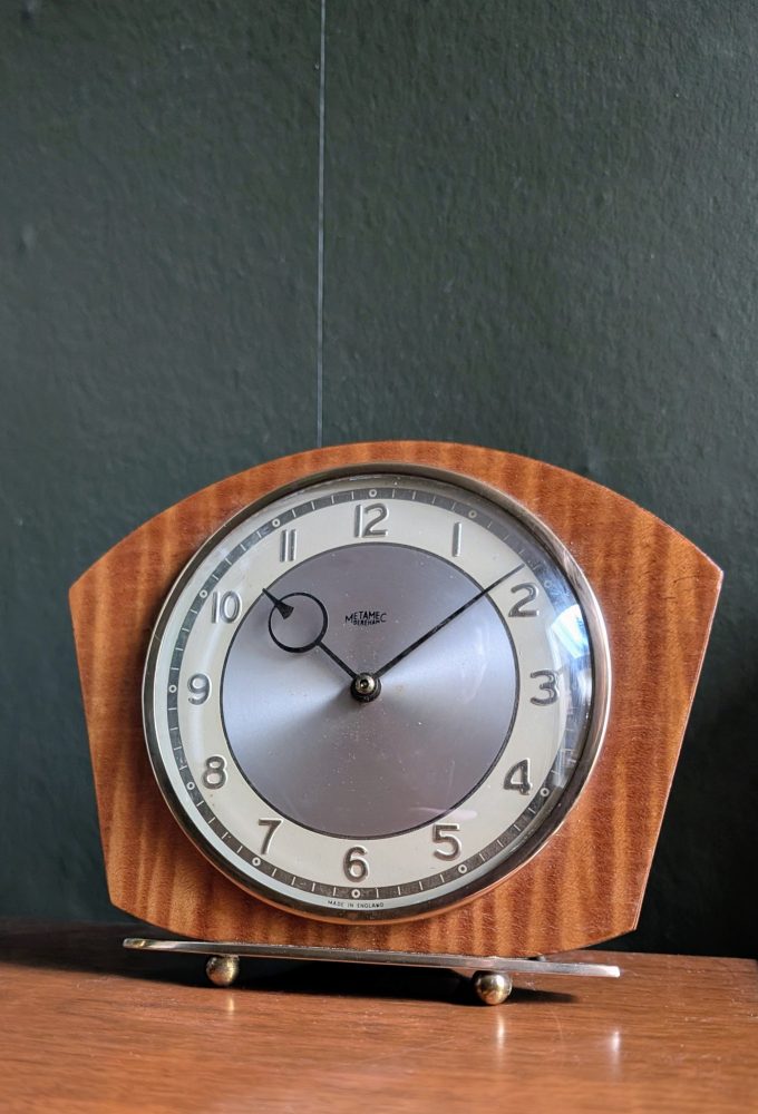 Midcentury Metamec Mantel clock | Oaky Doke Vintage Home