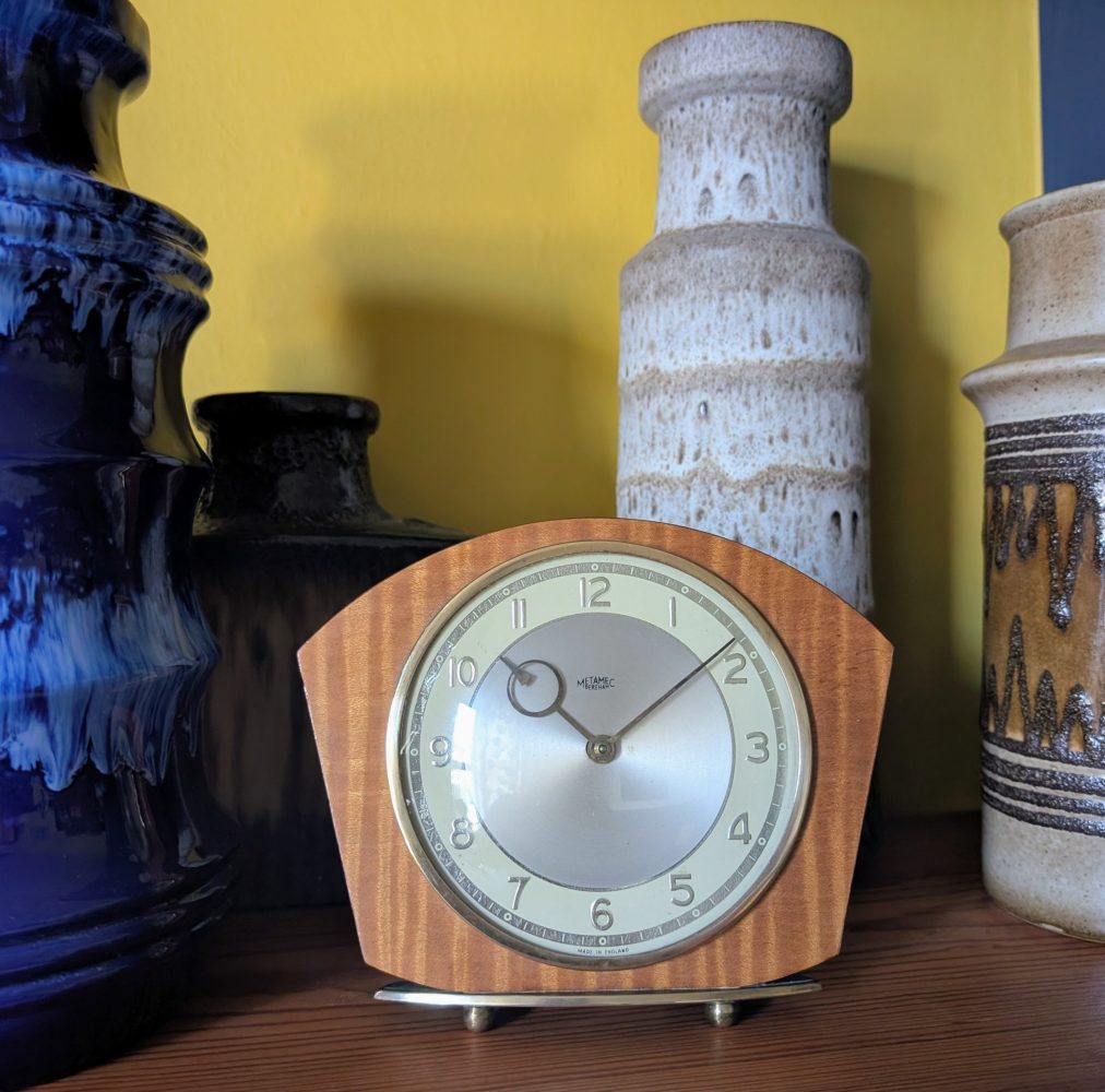 Midcentury Metamec Mantel clock | Oaky Doke Vintage Home