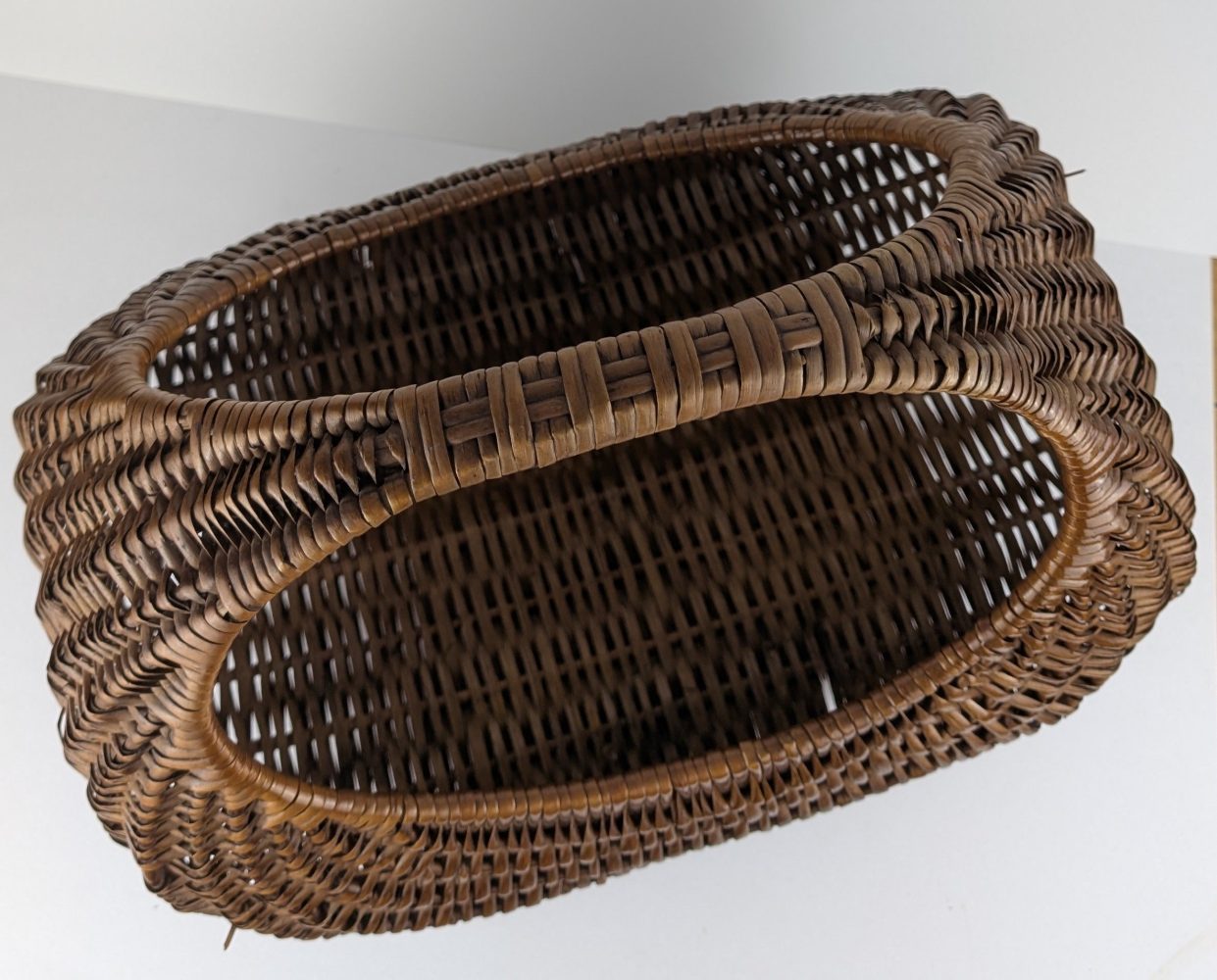 Wickerwork carry basket | Oaky Doke Vintage Home