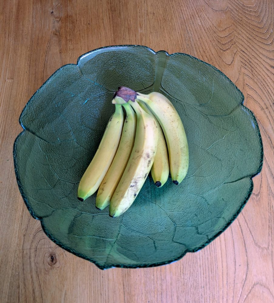 Large French turquoise leaf bowl | Oaky Doke Vintage Home